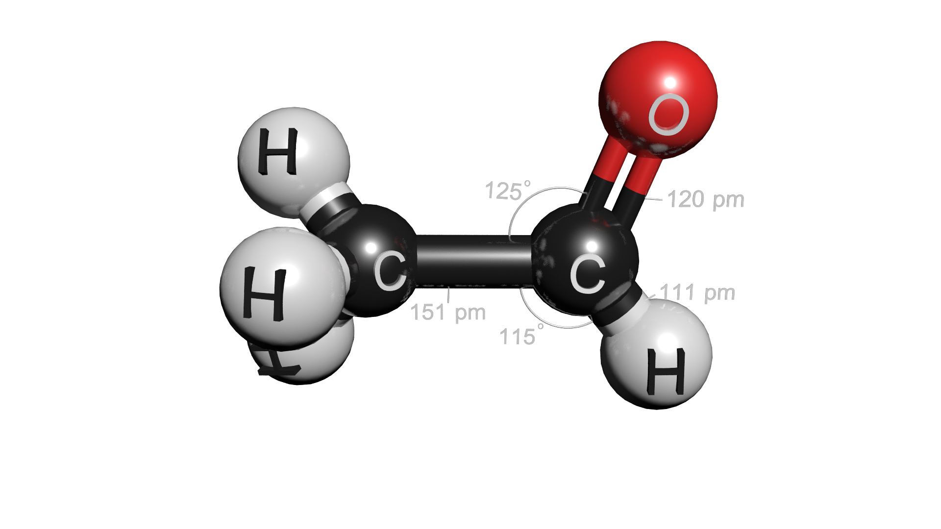 3D C8h8o Acetaldehyde - TurboSquid 1420727