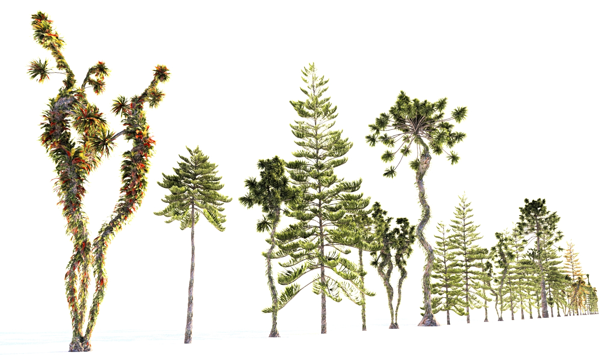 Jurassic tree jura 3D model - TurboSquid 1677785