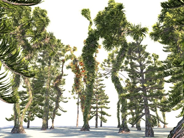Jurassic Trees Animated Pack 3D 모델 - TurboSquid 1677785