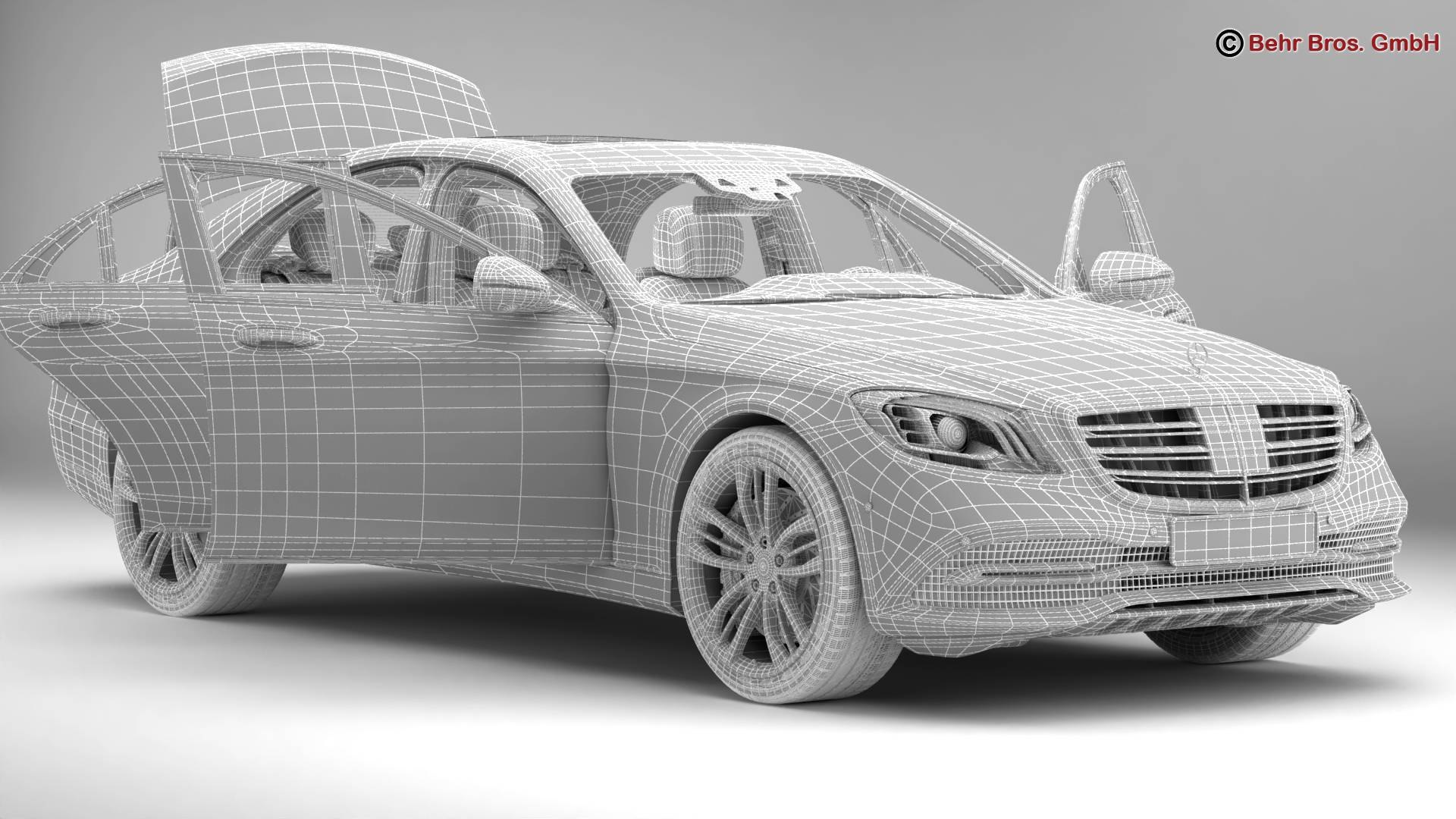 3D Mercedes S Class 2018 Model - TurboSquid 1259212