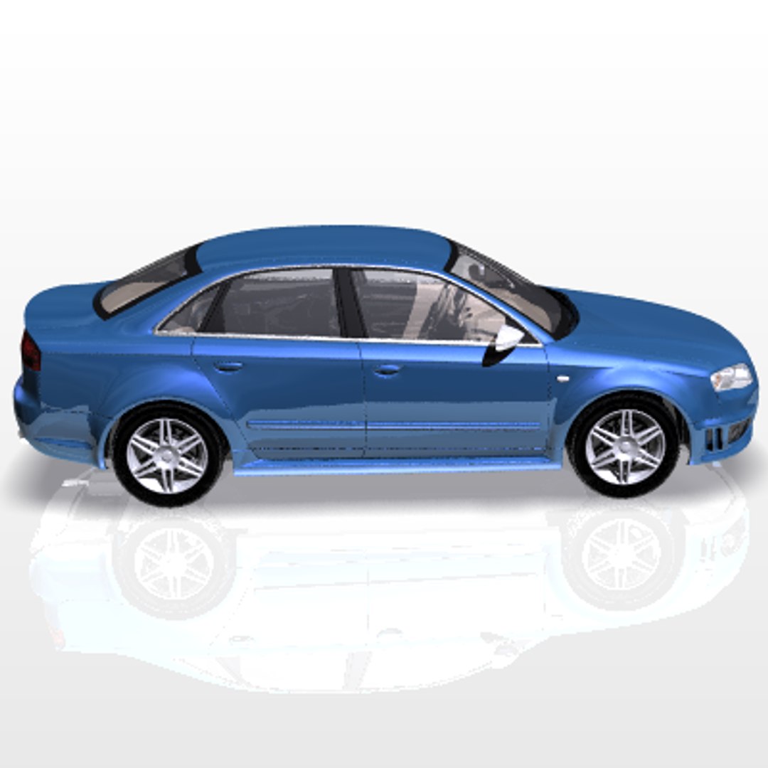 Audi Rs4 Car Sport 3d Model