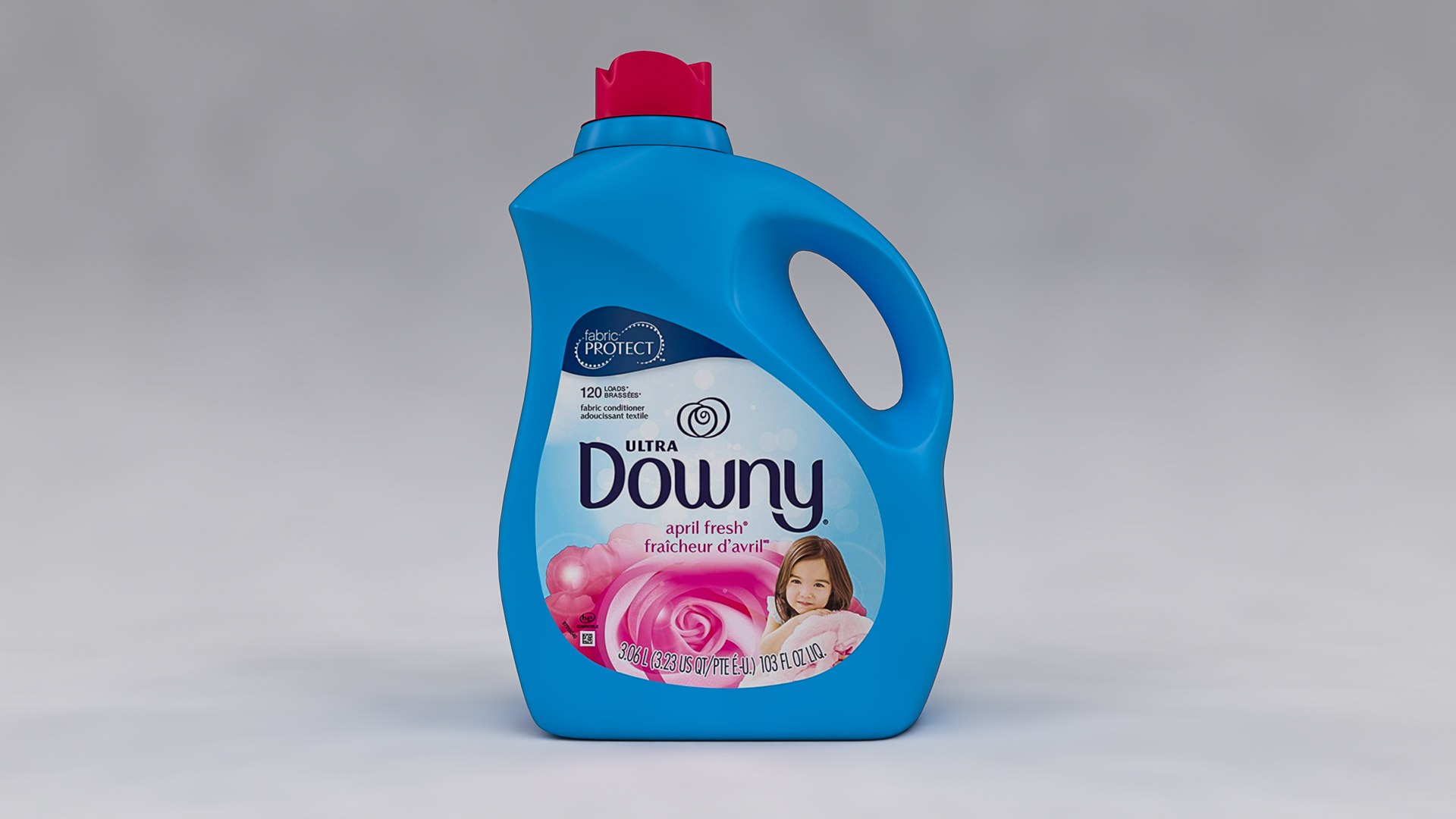 Ultra Downy Detergent Bottle 3D Model - TurboSquid 1507001