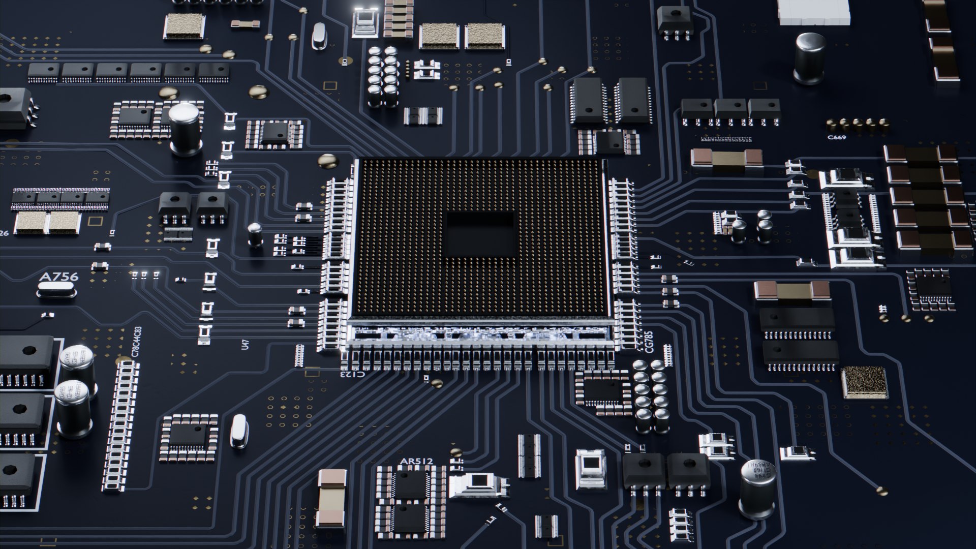 3D CPU CONCEPT Chip Core Model - TurboSquid 2295436