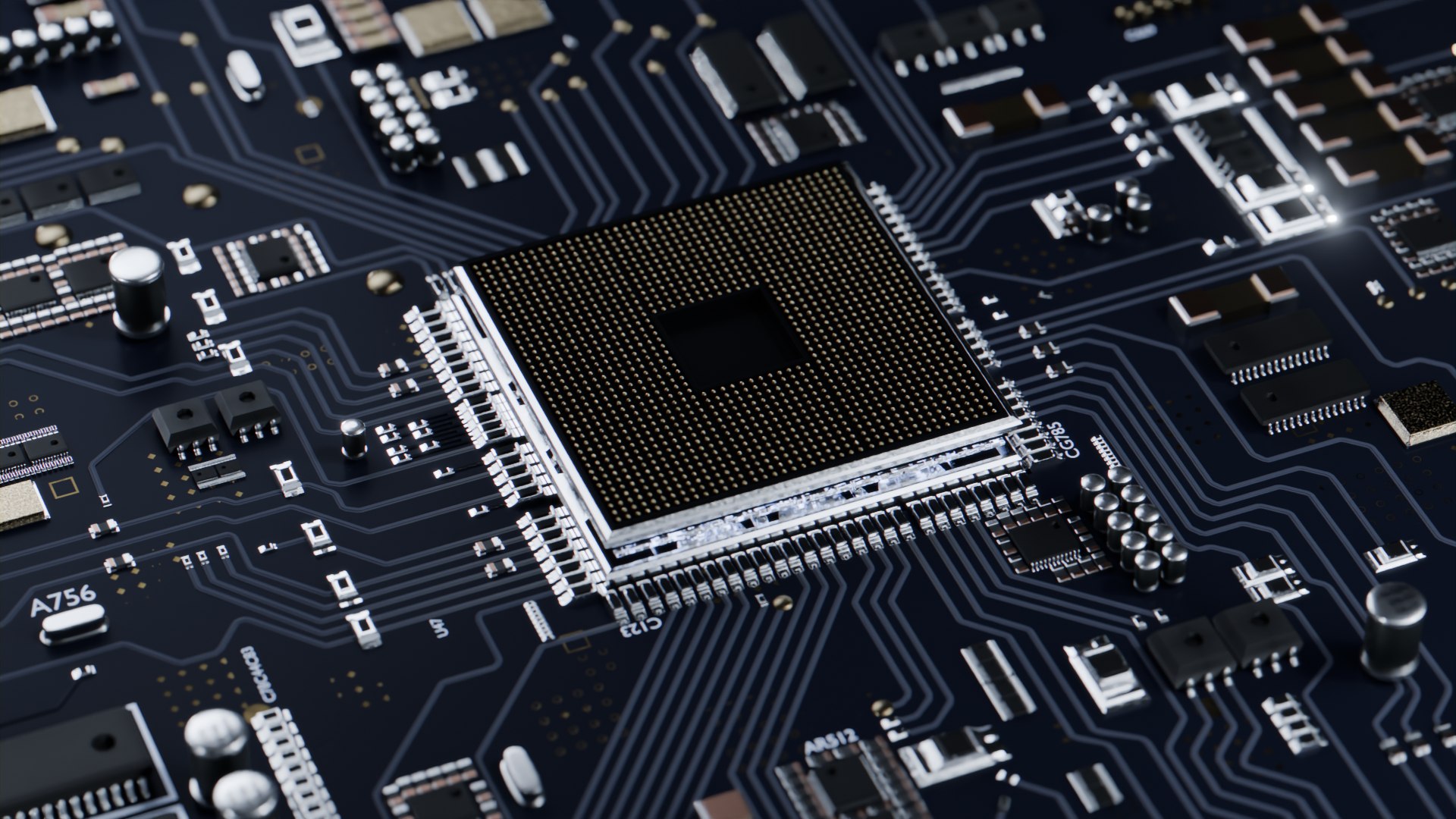 3D CPU CONCEPT Chip Core Model - TurboSquid 2295436