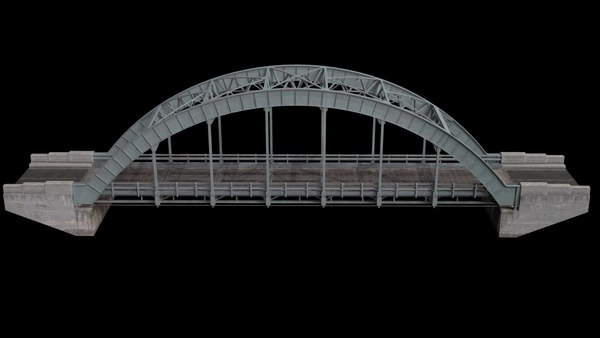 3D model Steel Bridge - TurboSquid 1844973