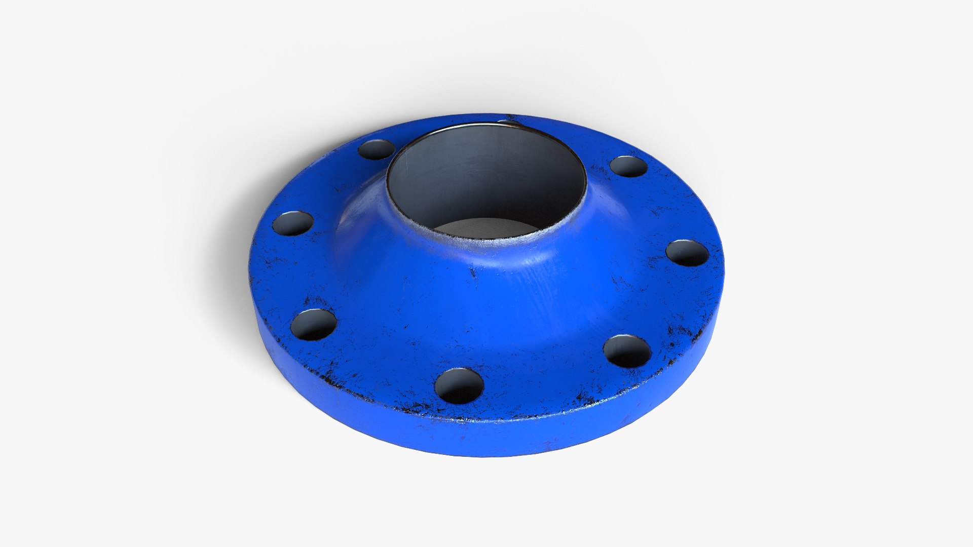 Flange DN100 BLUE 3D Model - TurboSquid 2036158