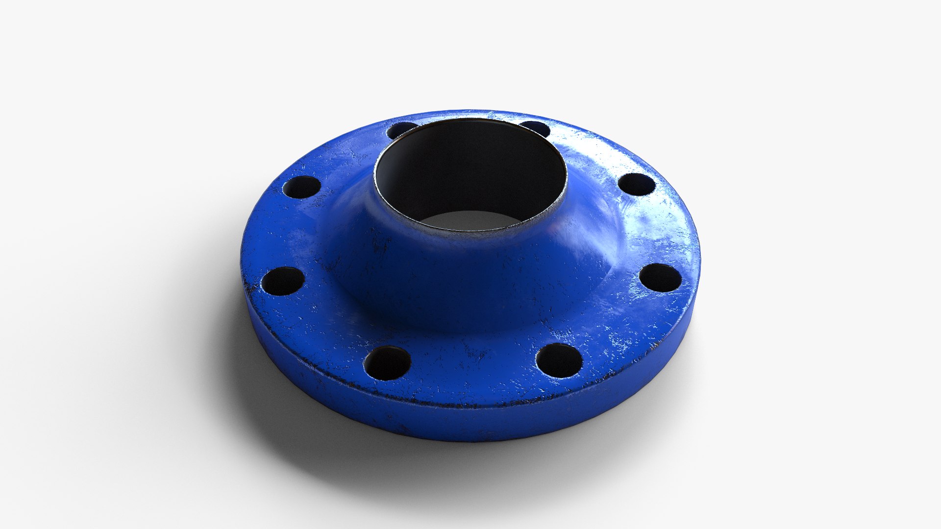 Flange DN100 BLUE 3D Model - TurboSquid 2036158