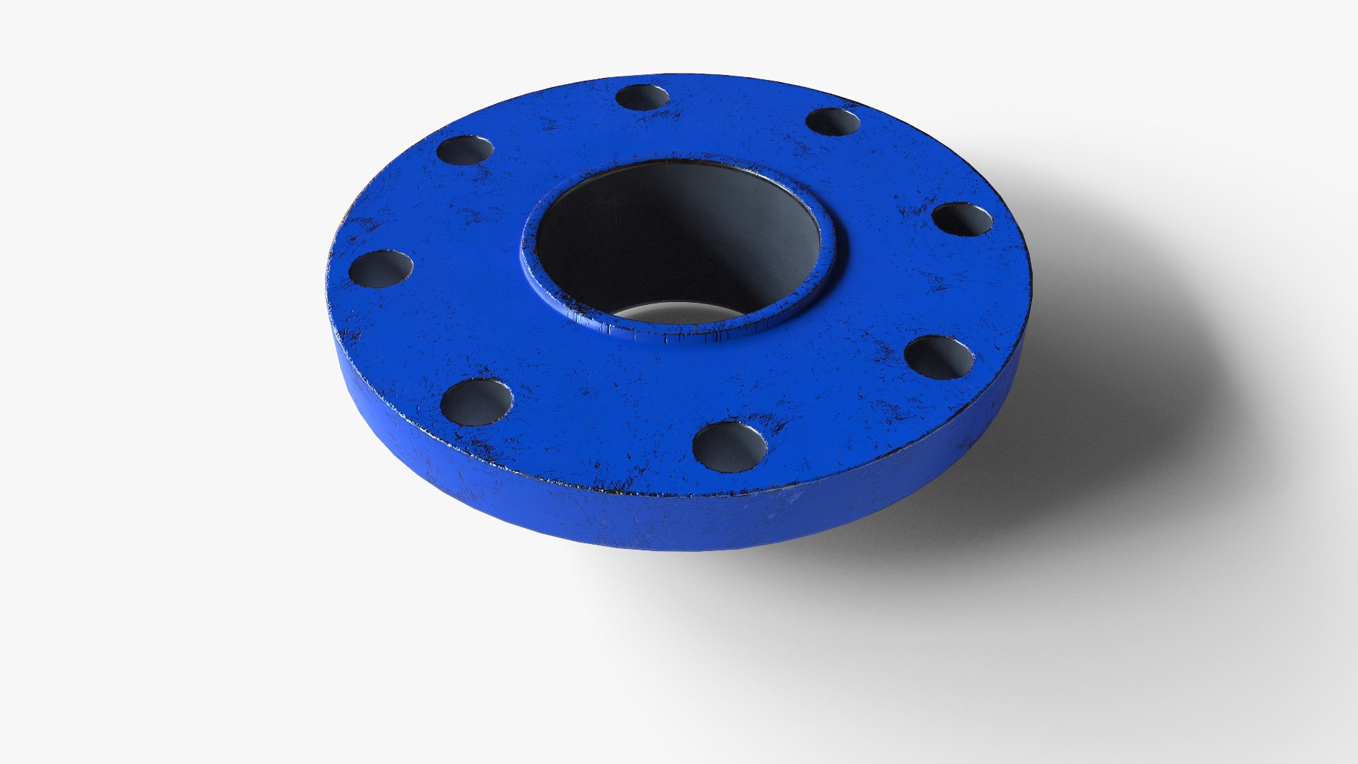 Flange DN100 BLUE 3D Model - TurboSquid 2036158