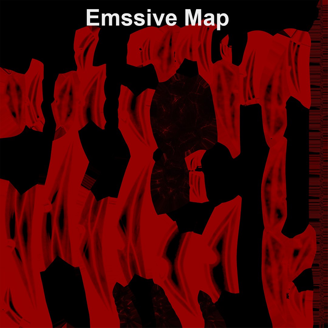 3D Red Fantasy Trident 08 All PBR Unity UE Textures model - TurboSquid ...