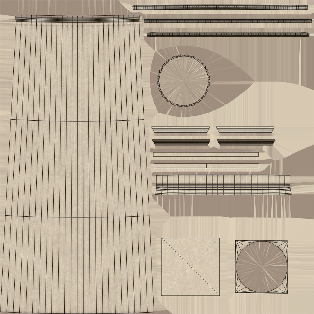 3D Doric Temple Face Model - TurboSquid 1649444