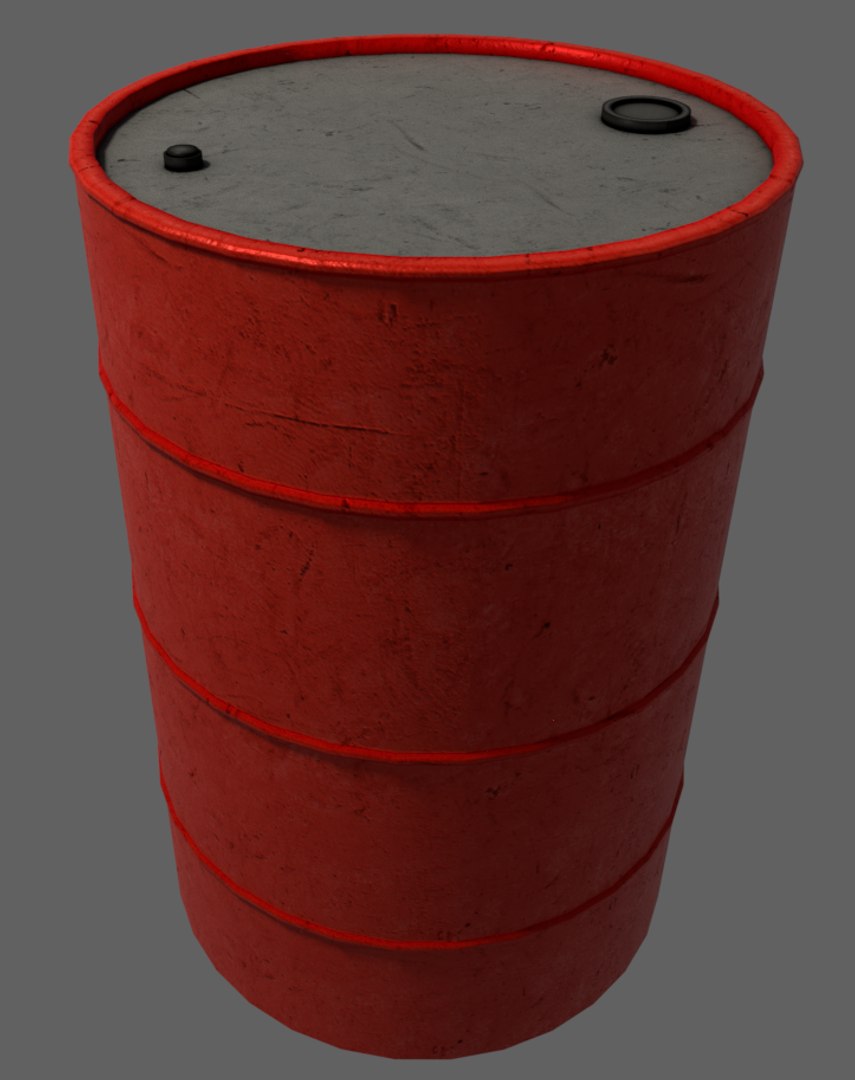 Metal Barrels Model - TurboSquid 1360012