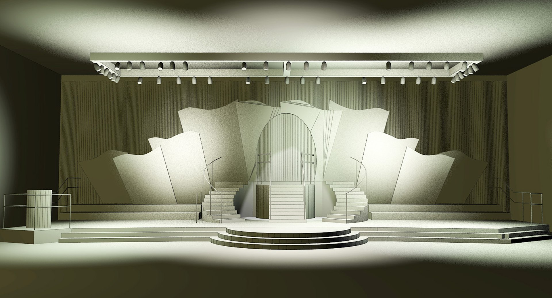 Abstract Stage Backdrop DesignV1 3D Model - TurboSquid 1856987