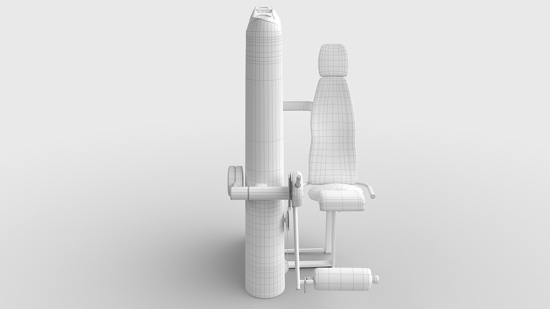 Generic Leg Extension Gym Machine 3D Model - TurboSquid 2117301