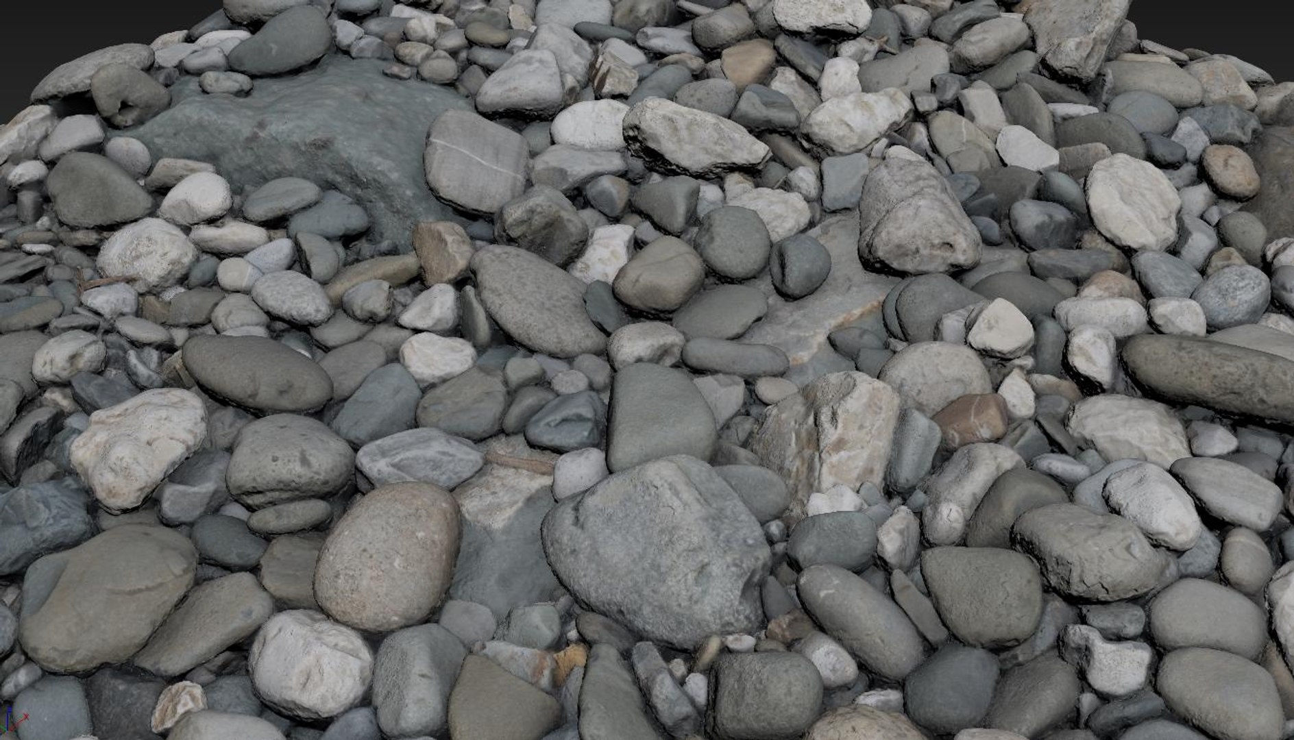 3D A Bunch Of Rocks - TurboSquid 1812313