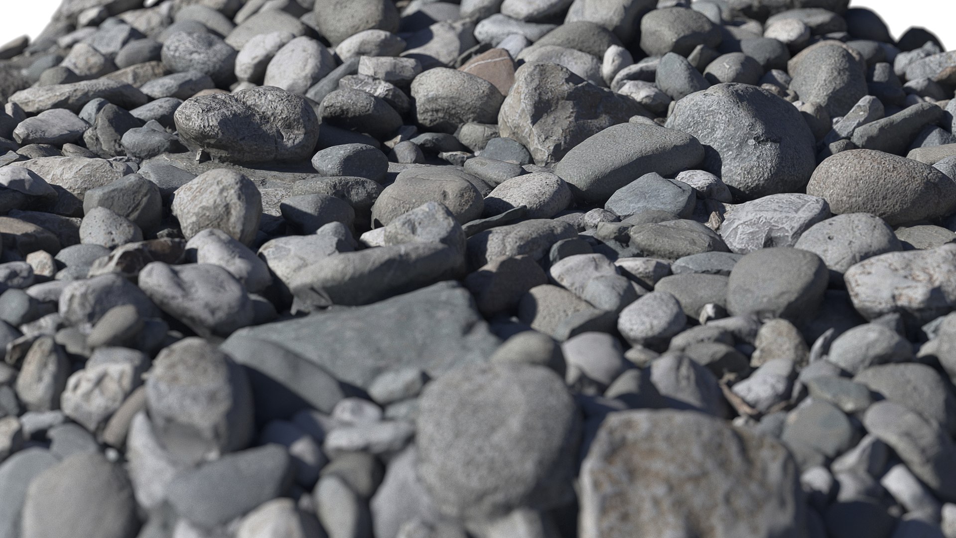 3D A Bunch Of Rocks - TurboSquid 1812313