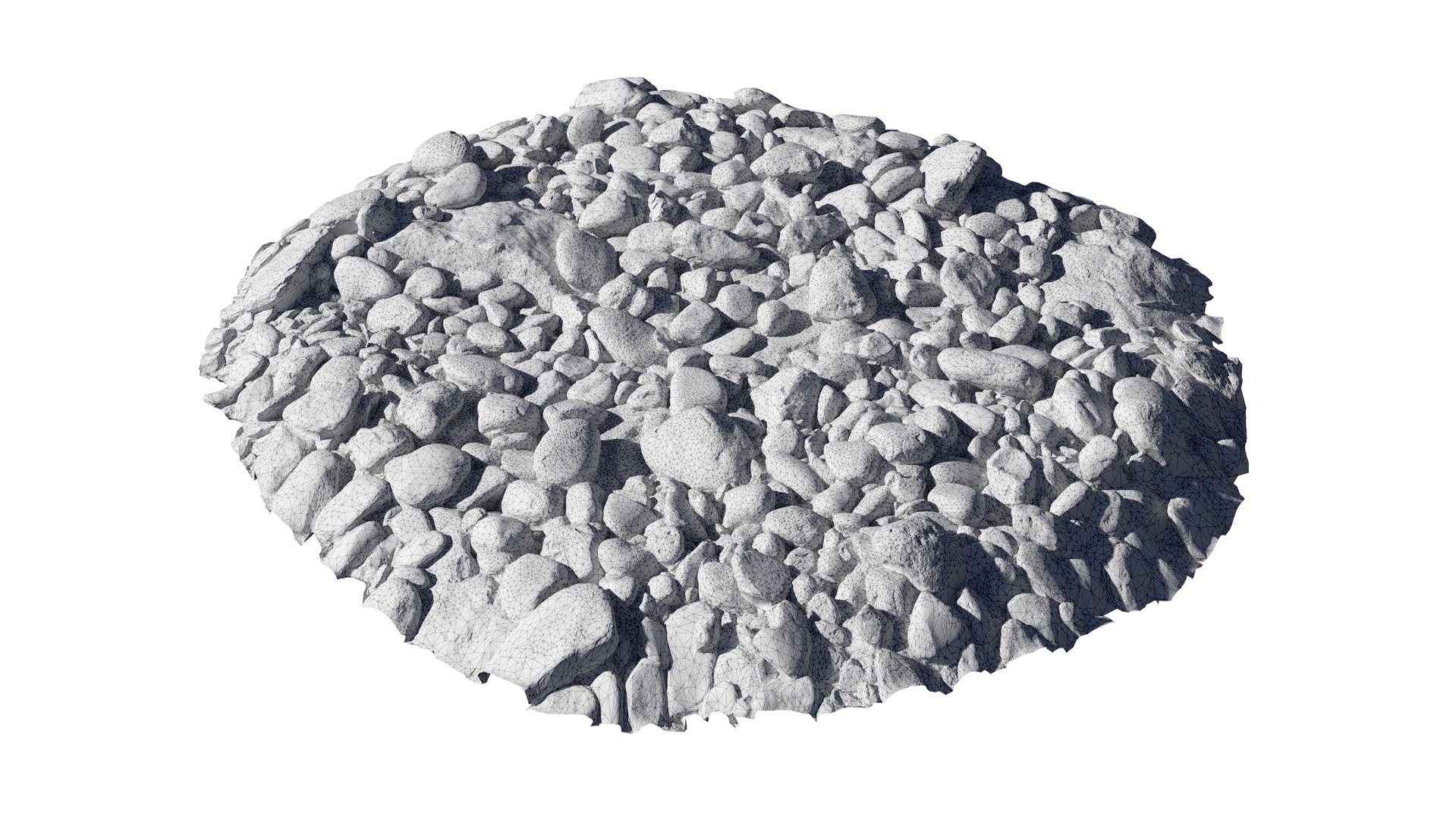 3D A Bunch Of Rocks - TurboSquid 1812313