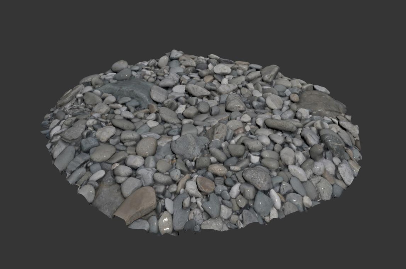 3D A Bunch Of Rocks - TurboSquid 1812313