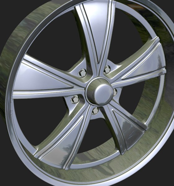 3d wheels rim model