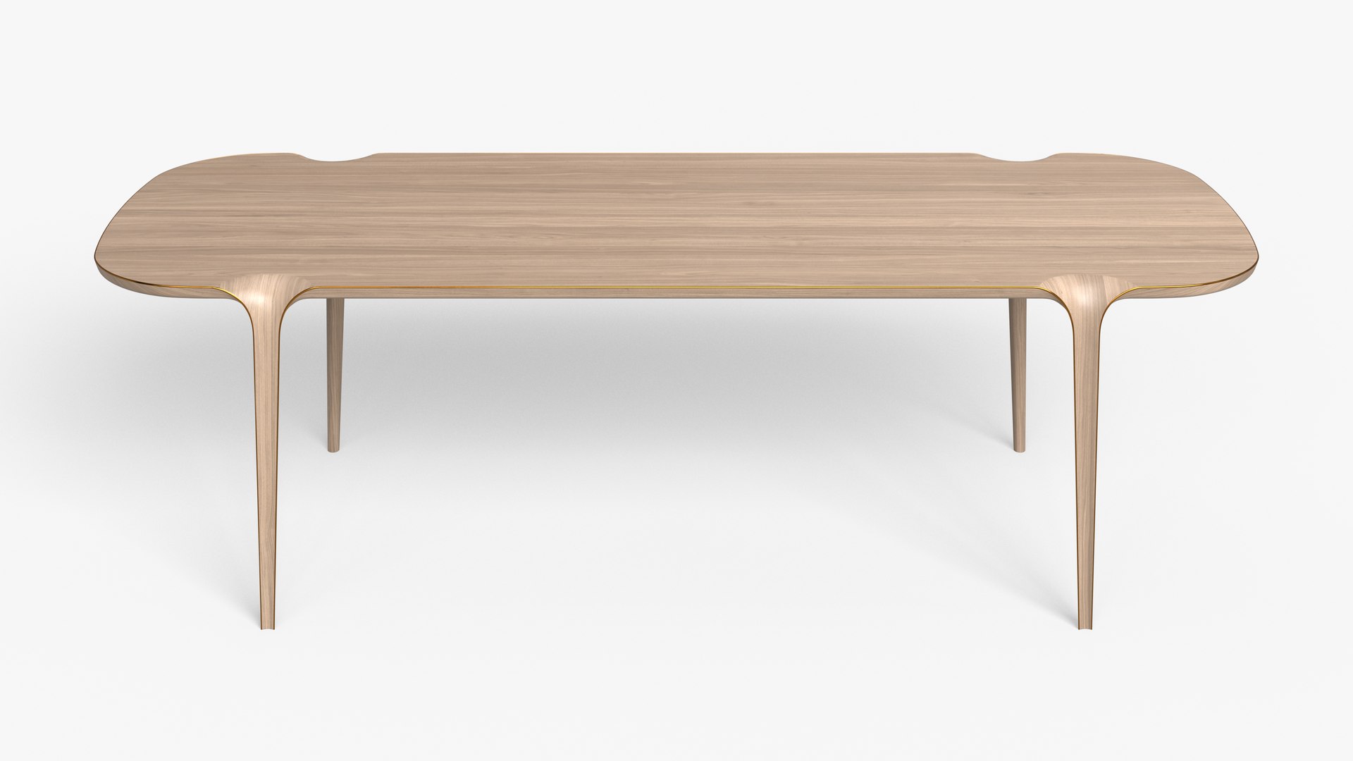 3D Vortex Wood Table Model - TurboSquid 2416937