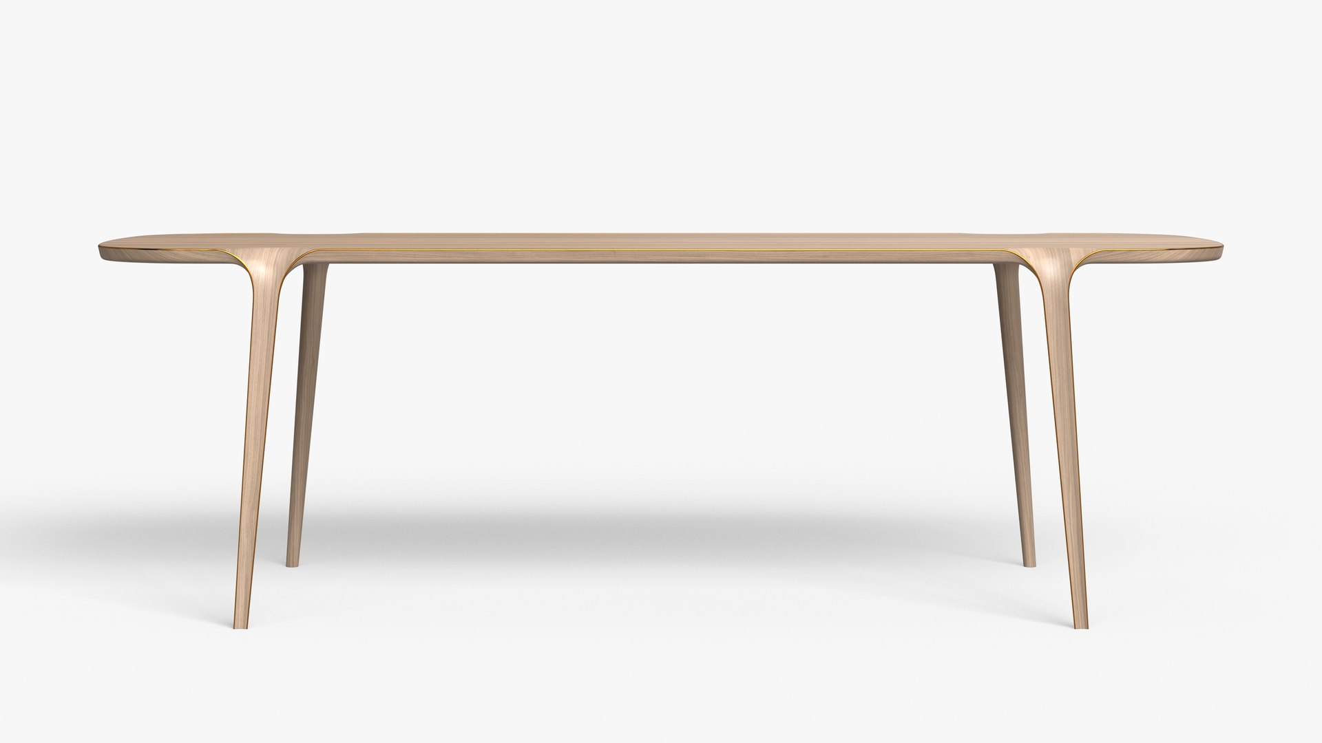 3D Vortex Wood Table Model - TurboSquid 2416937