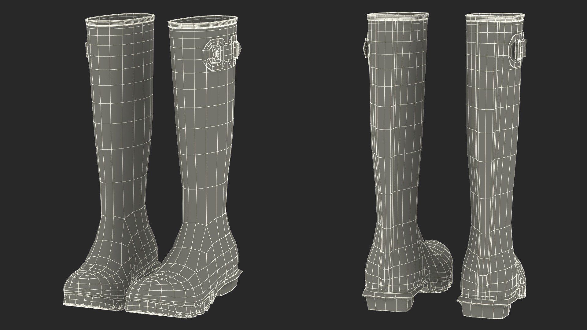 3D Dirt On Rubber Boots Model - TurboSquid 2342618