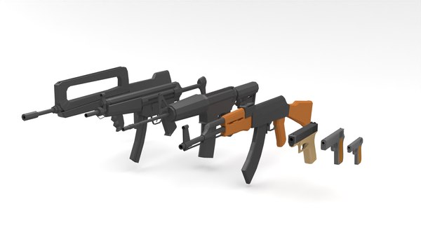 3D model gun weapon firearm - TurboSquid 1666910