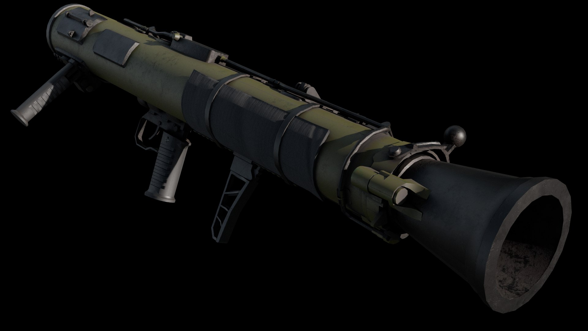 Carl Gustaf Rocket Launcher 3D Model - TurboSquid 2206377