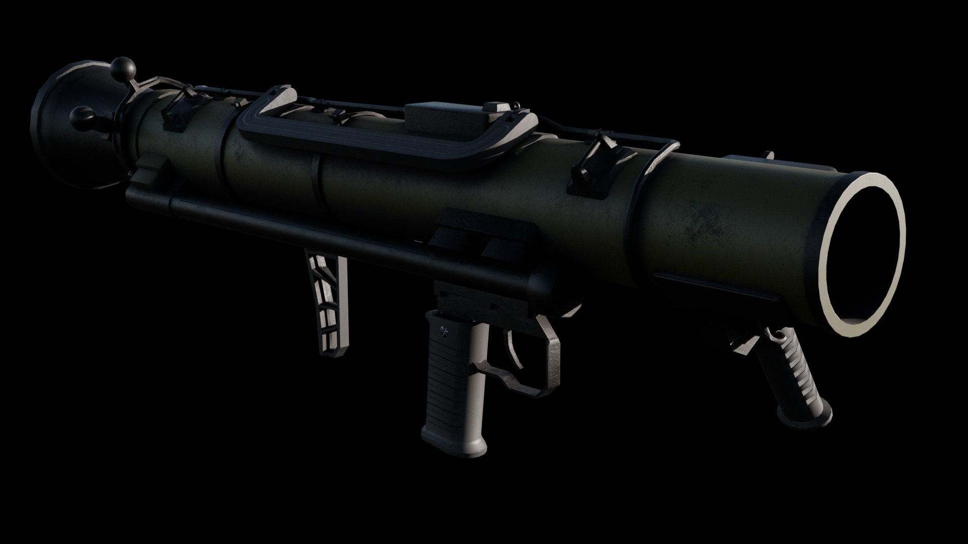 Carl Gustaf Rocket Launcher 3D Model - TurboSquid 2206377