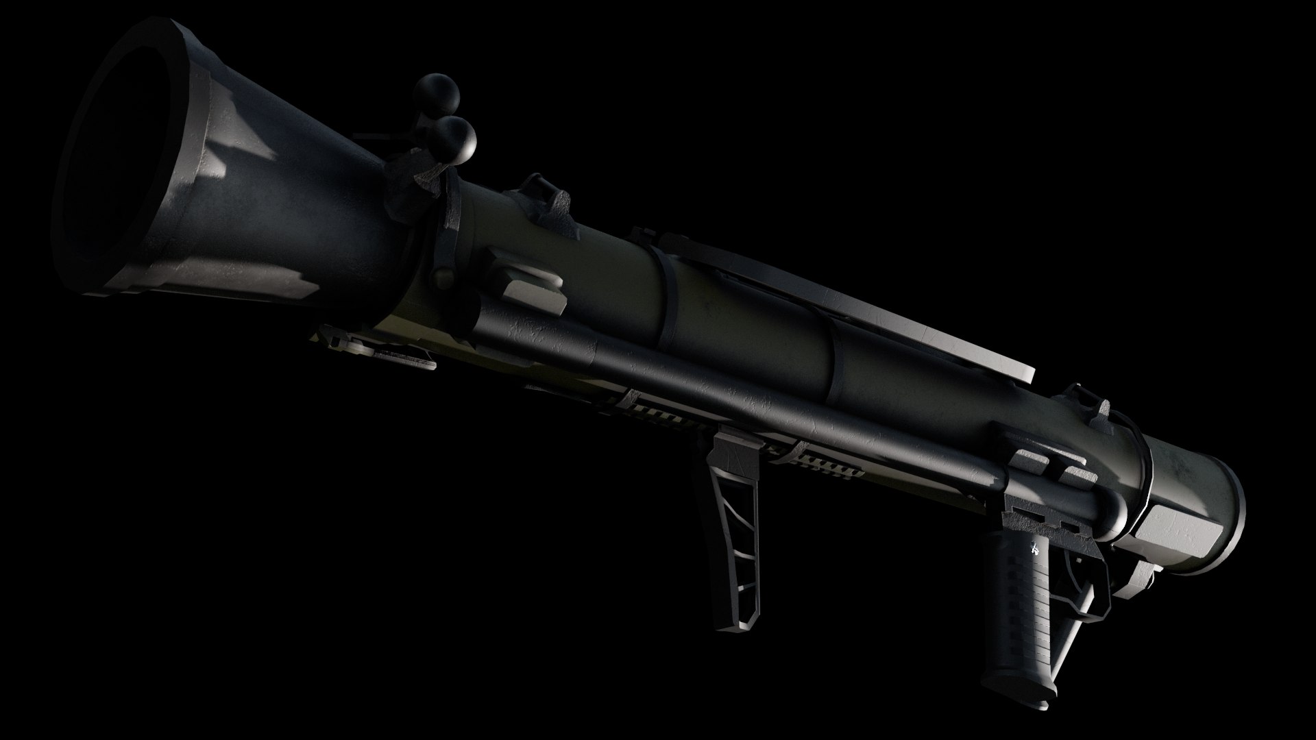 Carl Gustaf Rocket Launcher 3D Model - TurboSquid 2206377