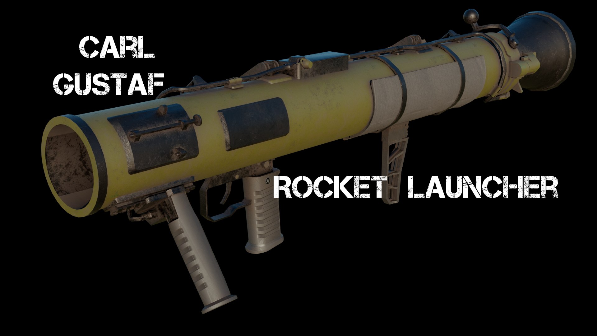 Carl Gustaf Rocket Launcher 3D Model - TurboSquid 2206377