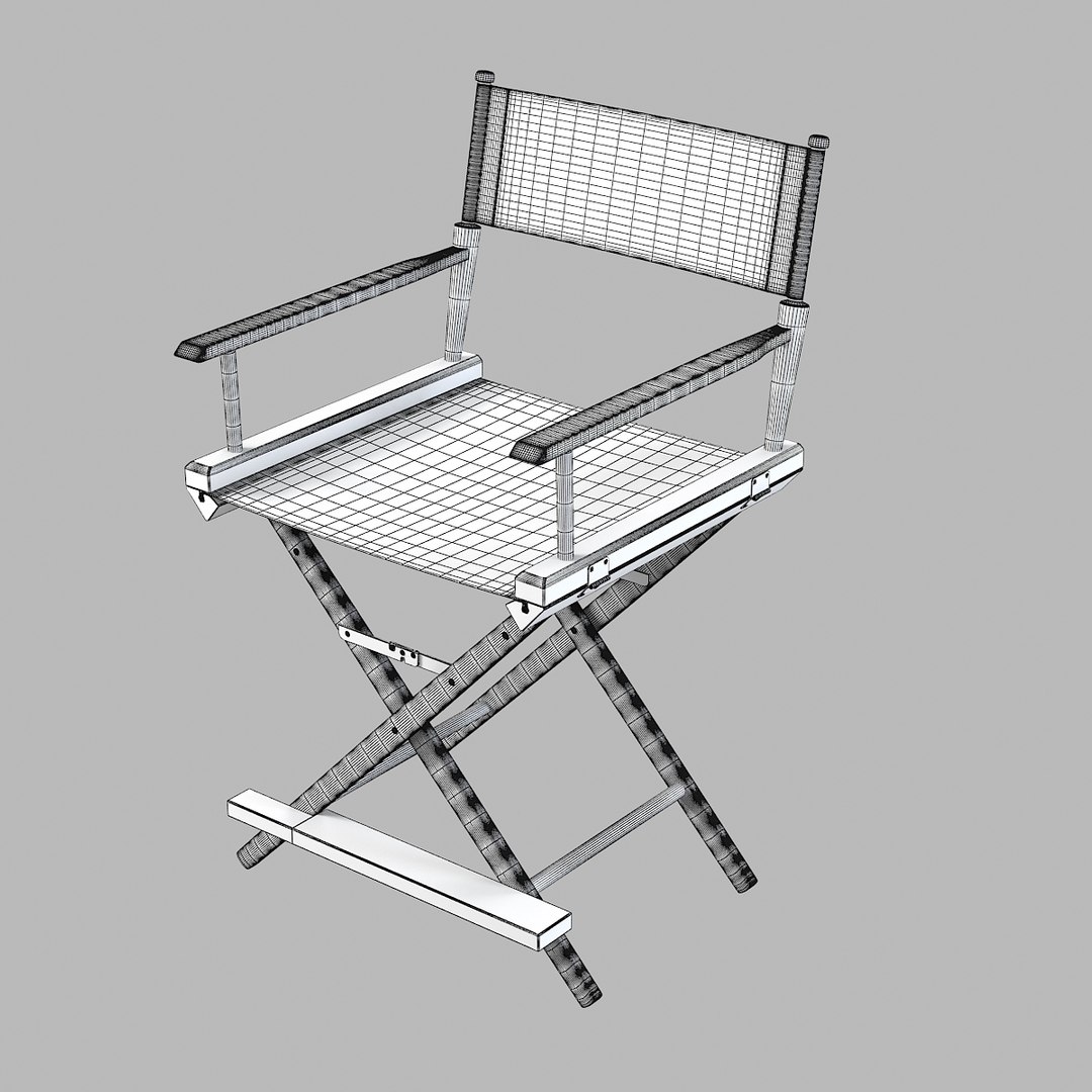 3d Max Director Chair