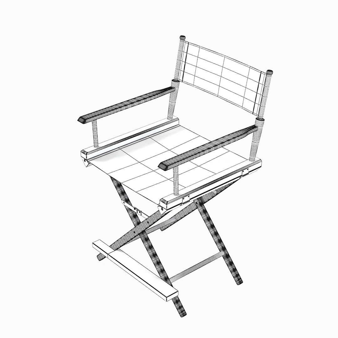 3d Max Director Chair