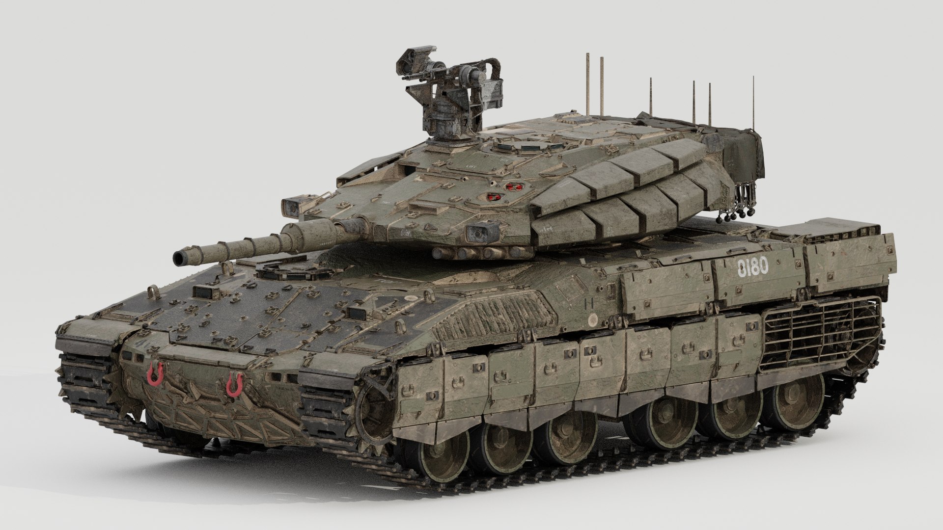 Heavy Tank Military - Gameready 3D Model 3D Model - TurboSquid 2341529