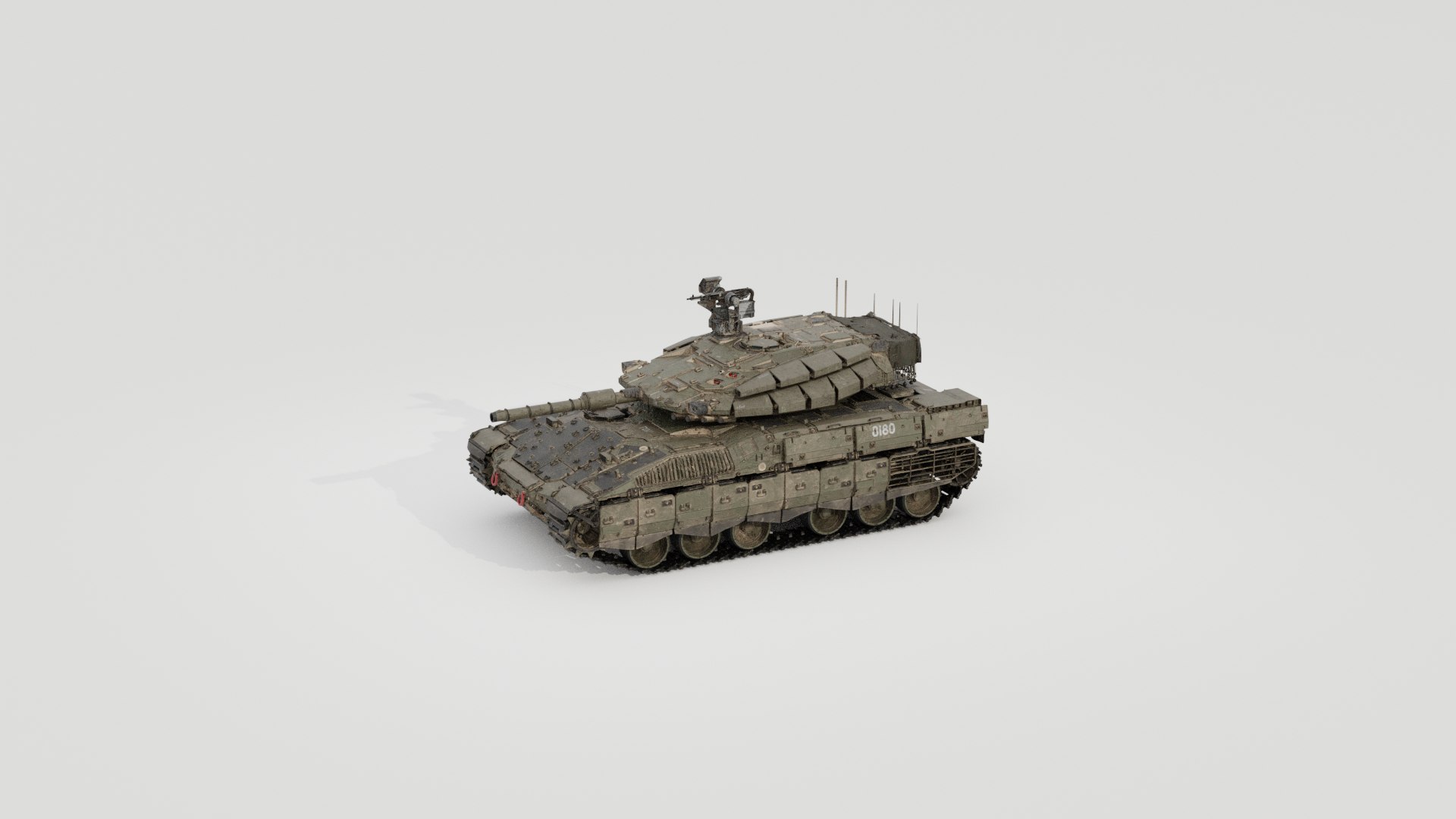 Heavy Tank Military - Gameready 3D Model 3D Model - TurboSquid 2341529