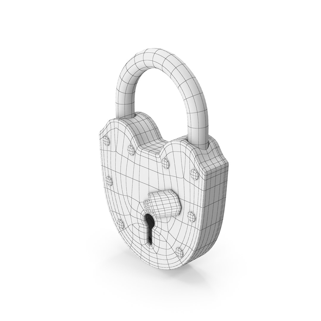 Padlock 3D model - TurboSquid 2005454