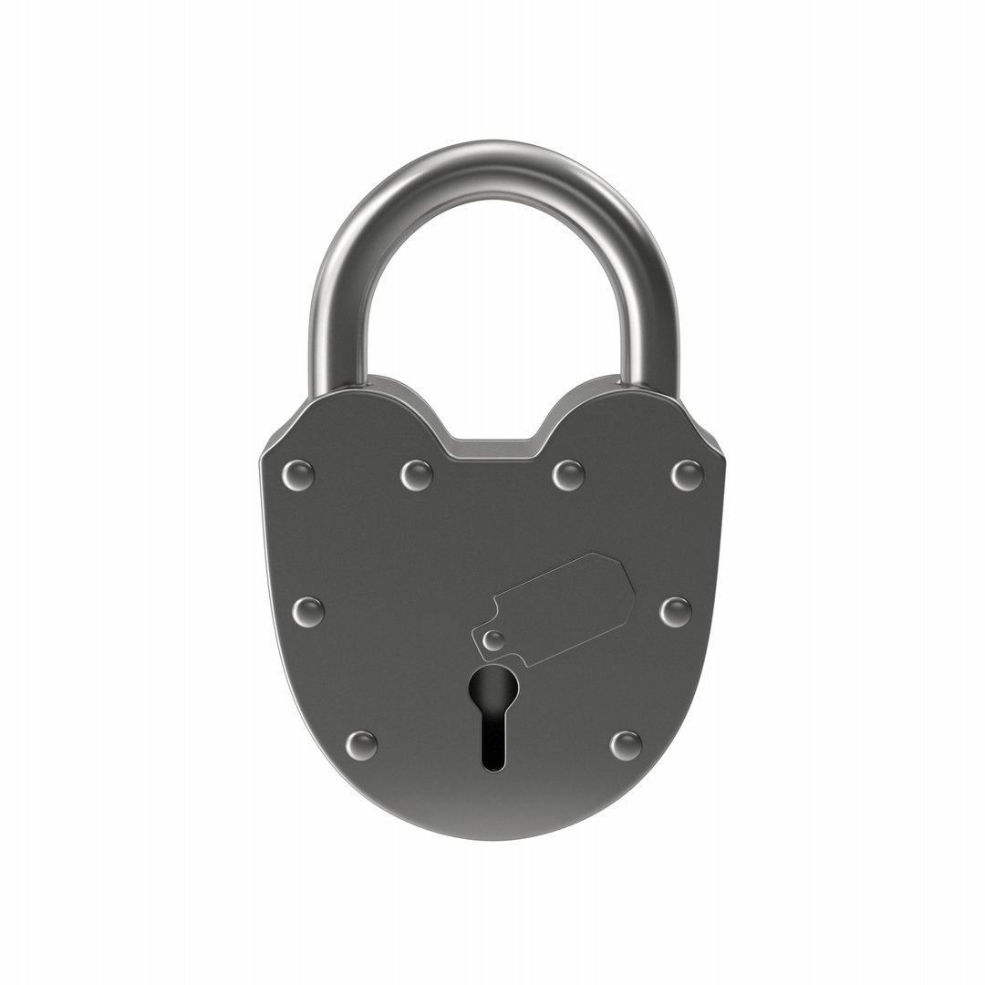 Padlock 3D model - TurboSquid 2005454