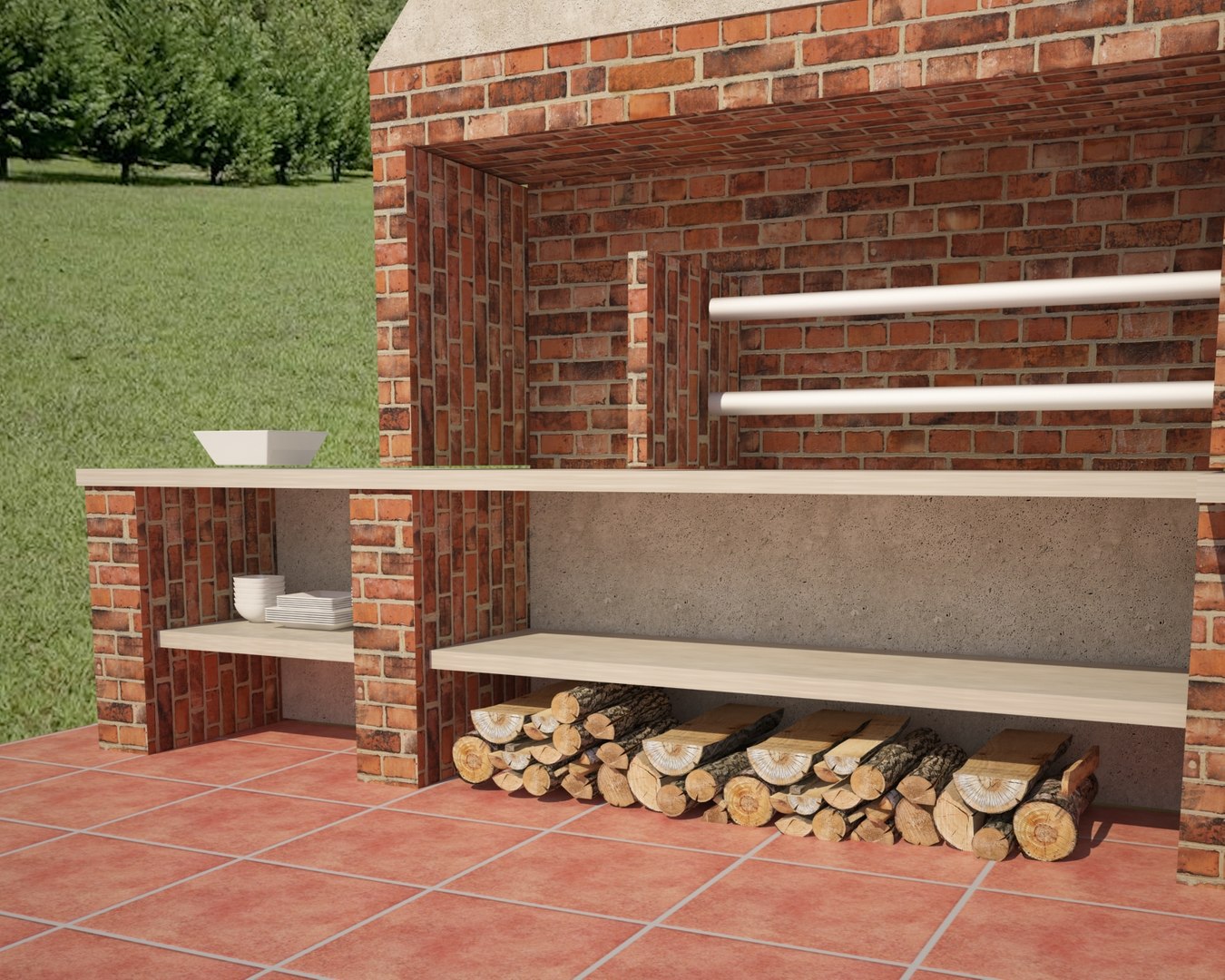Barbecue 3D Model - TurboSquid 1292894