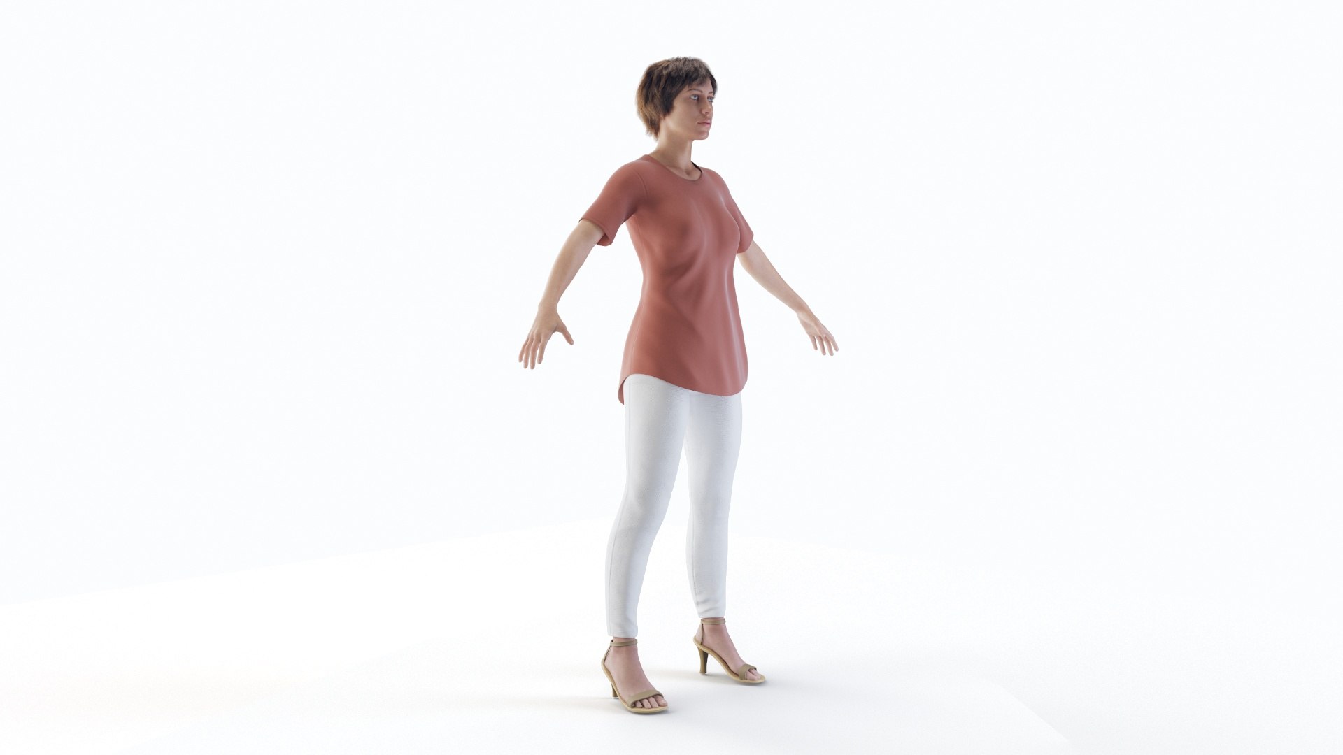 Female Spring Clothing 3D Model - TurboSquid 2168920