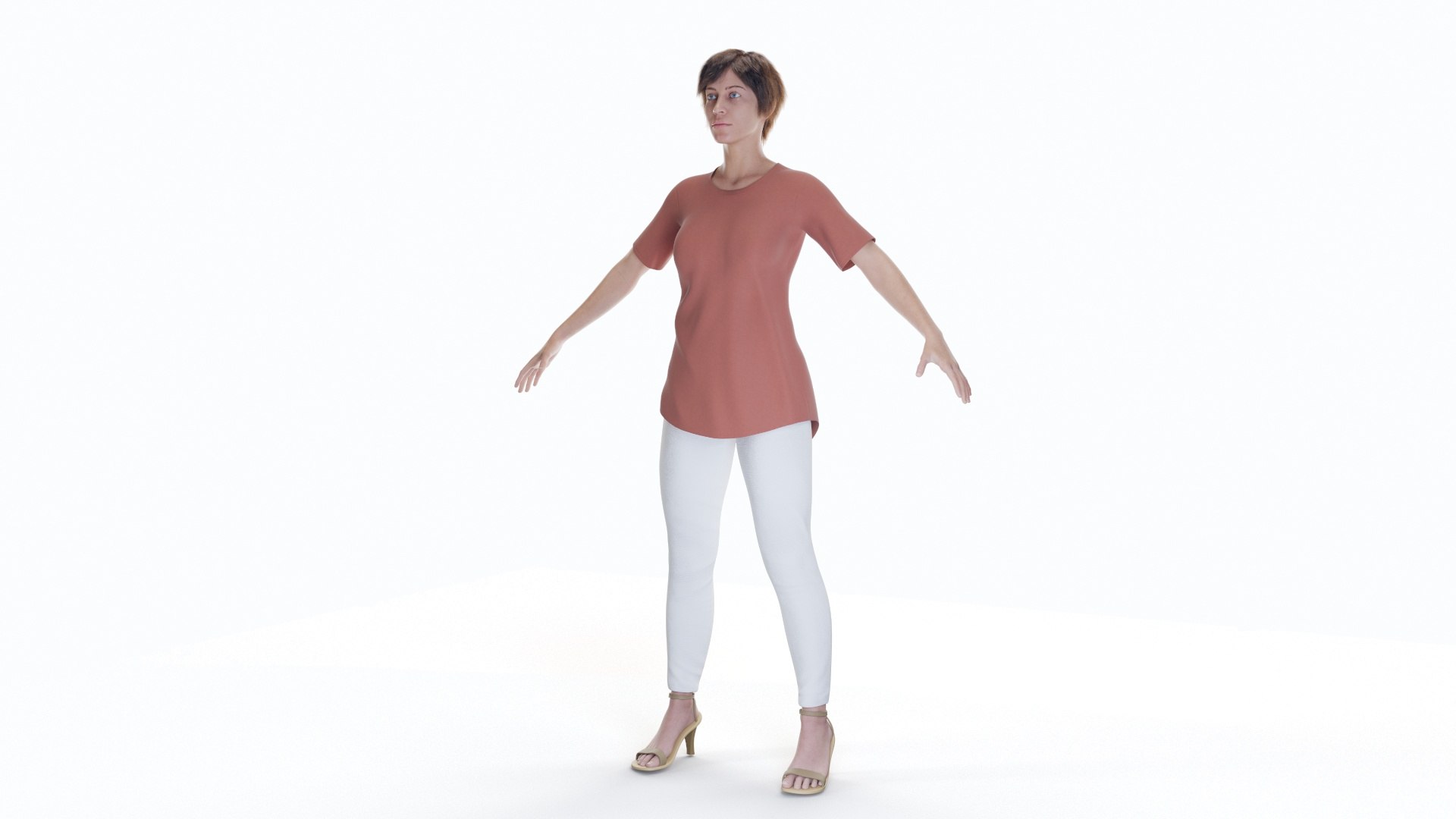 Female Spring Clothing 3D Model - TurboSquid 2168920