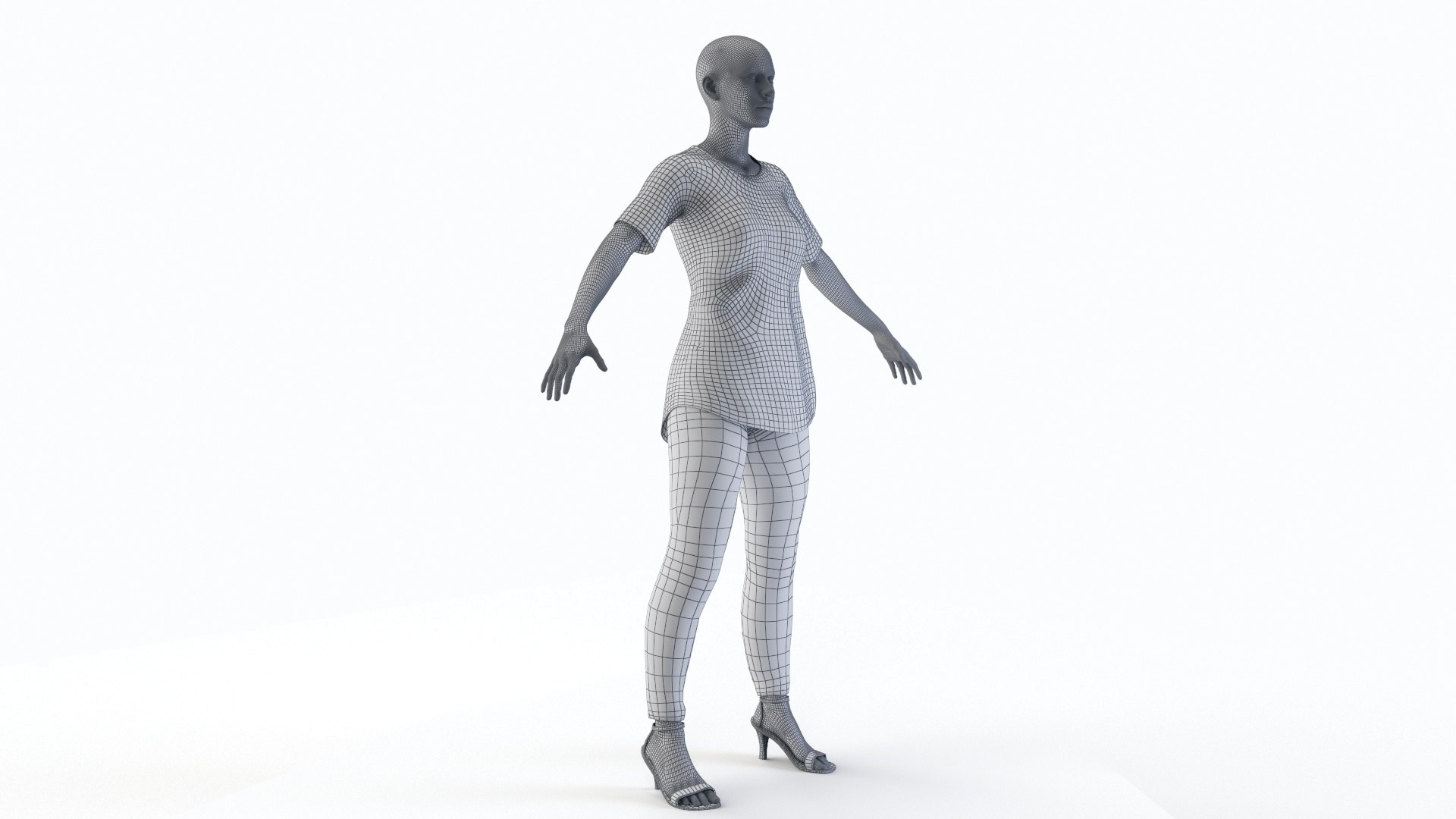 Female Spring Clothing 3D Model - TurboSquid 2168920