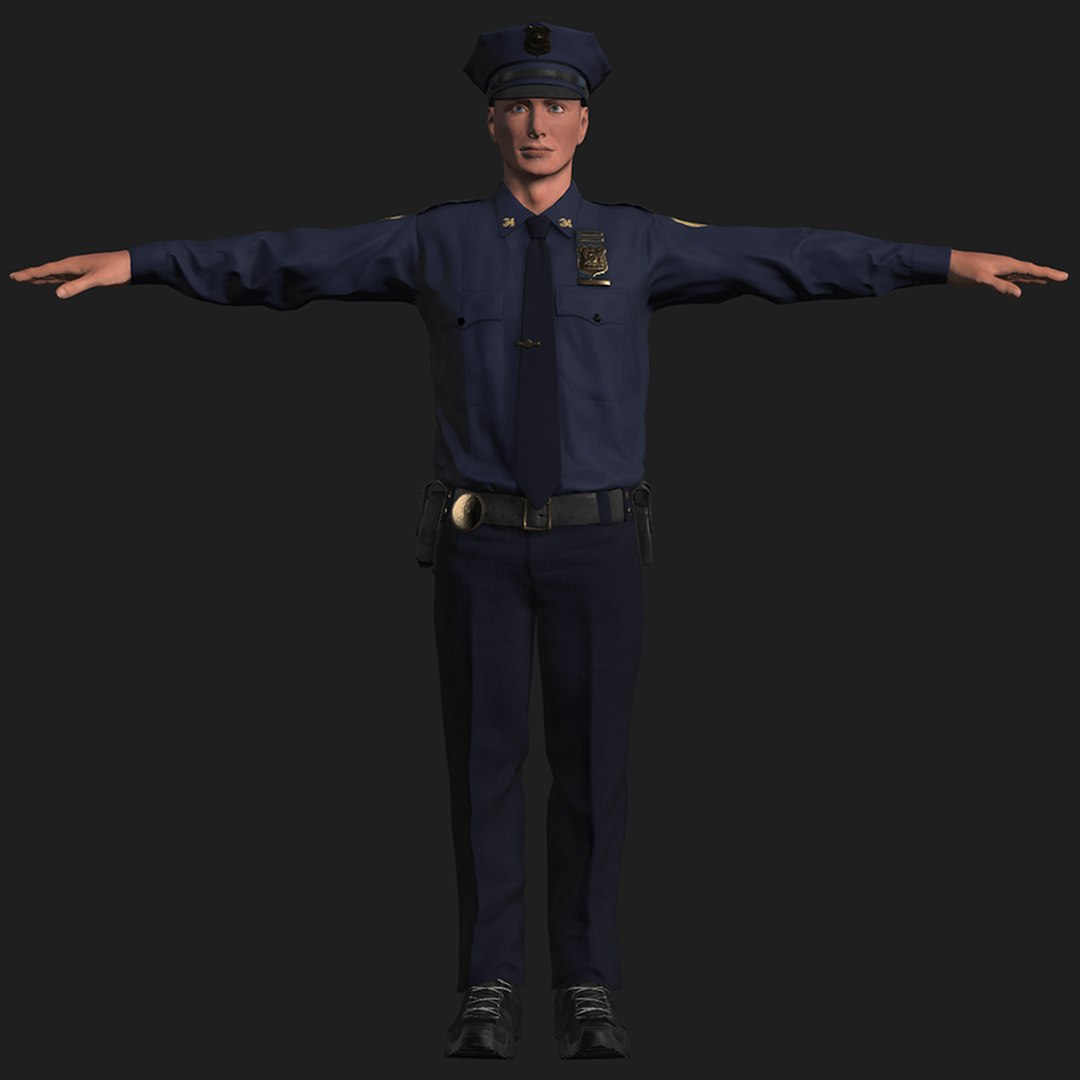 Police Officer Model - TurboSquid 1663027