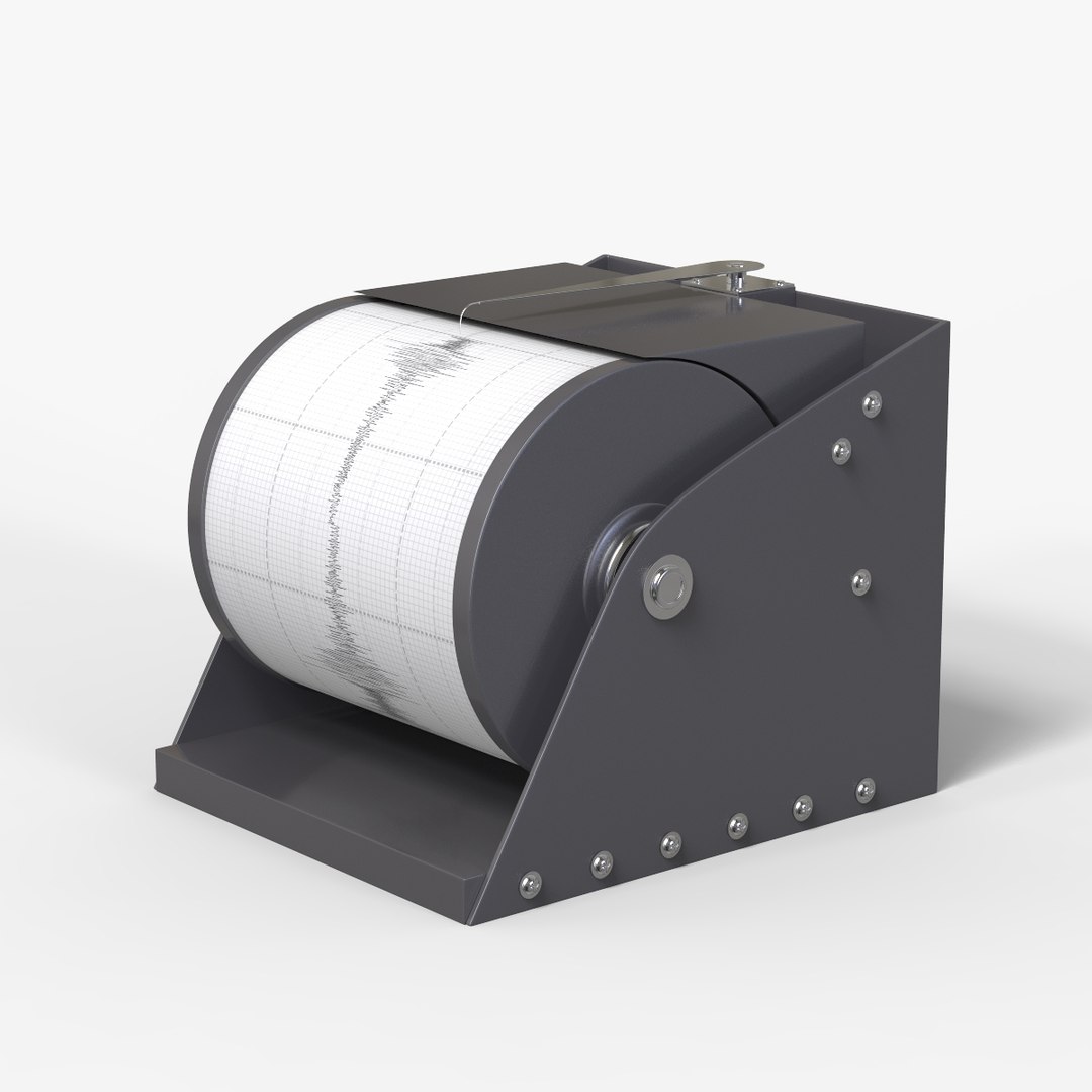 3D Seismograph Instrument Model - TurboSquid 1269775