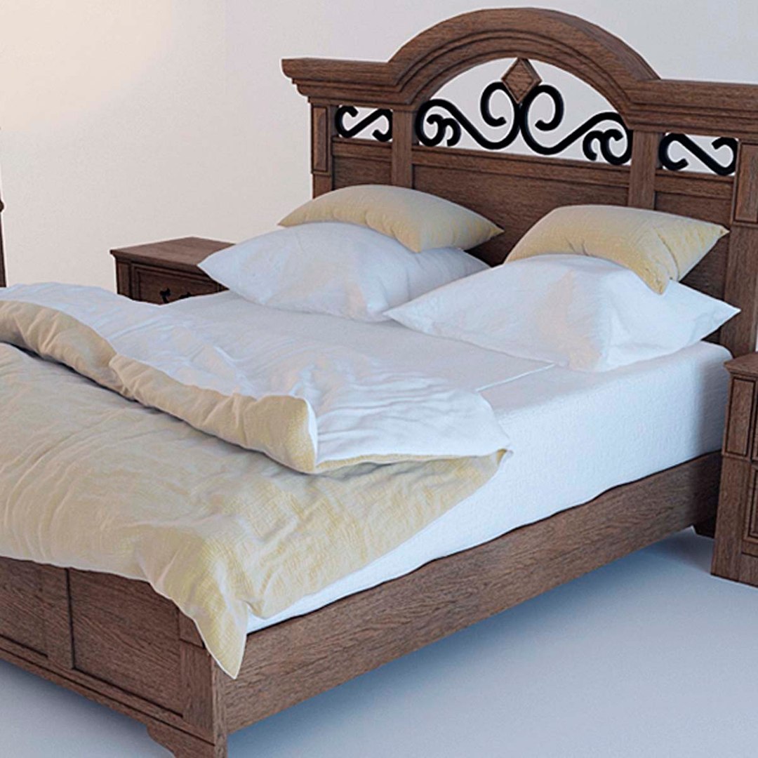 Bed Ashley 3d Model