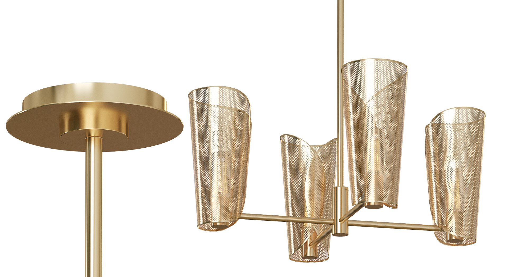 Plivot Medium Chandelier 3D Model - TurboSquid 2365947