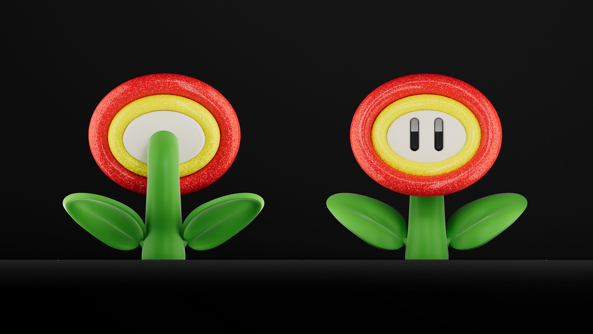 3D модель Super Mario Fire Flower - TurboSquid 2114577
