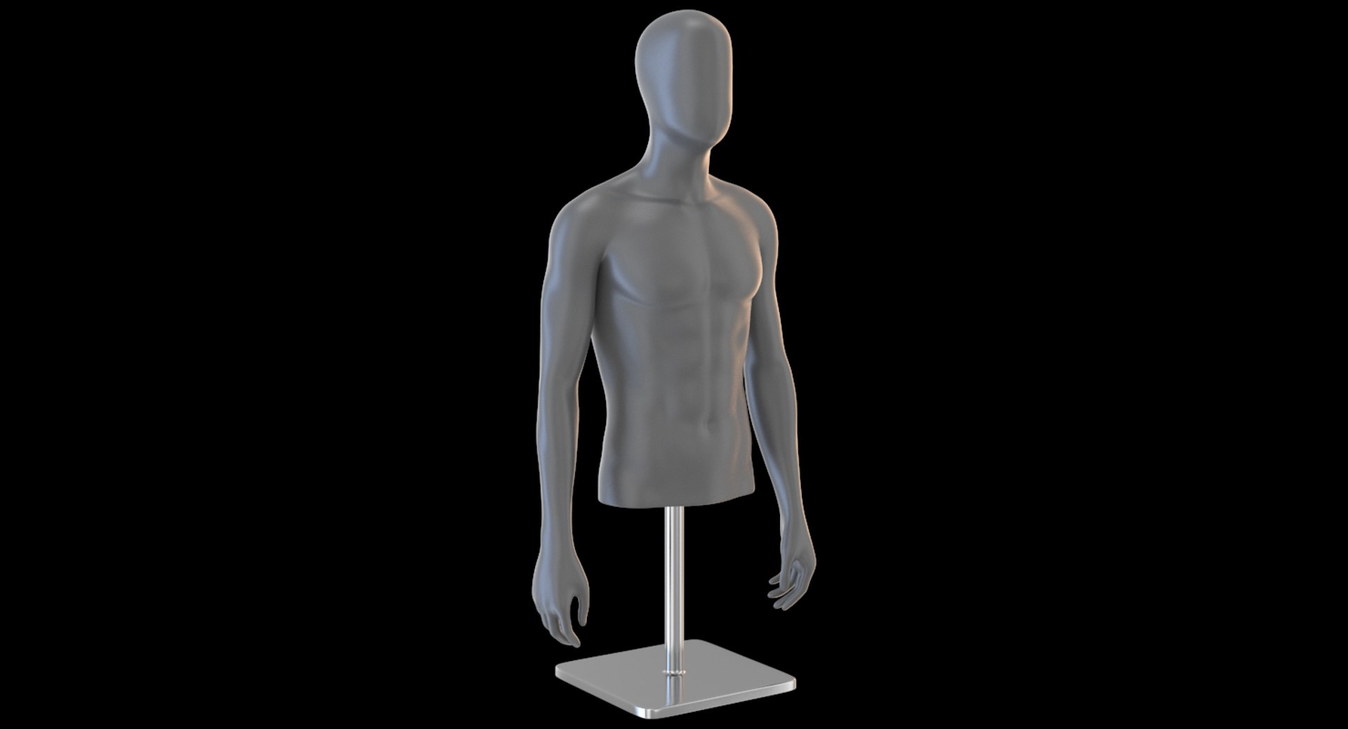 Male mannequin half model - TurboSquid 1419205