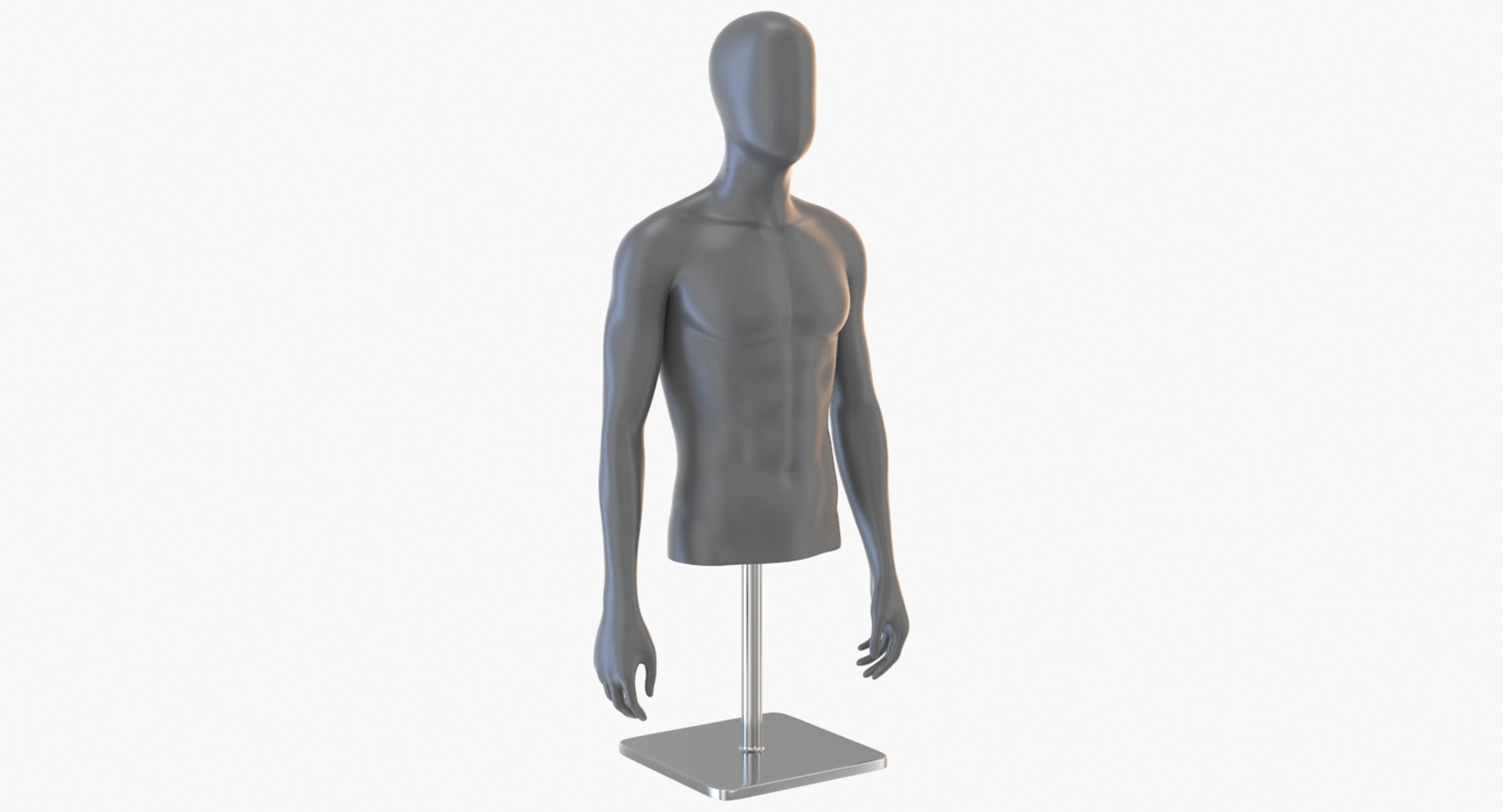 Male Mannequin Half Model - TurboSquid 1419205