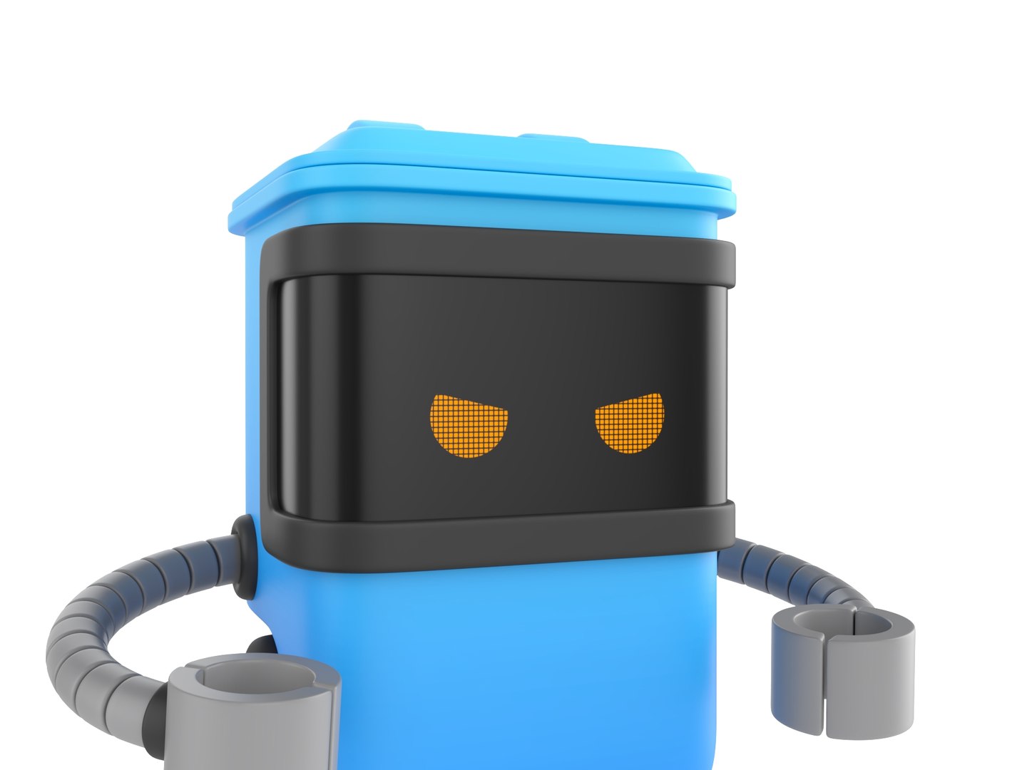 Character317 Trash Can Robot 3D Model - TurboSquid 2219275