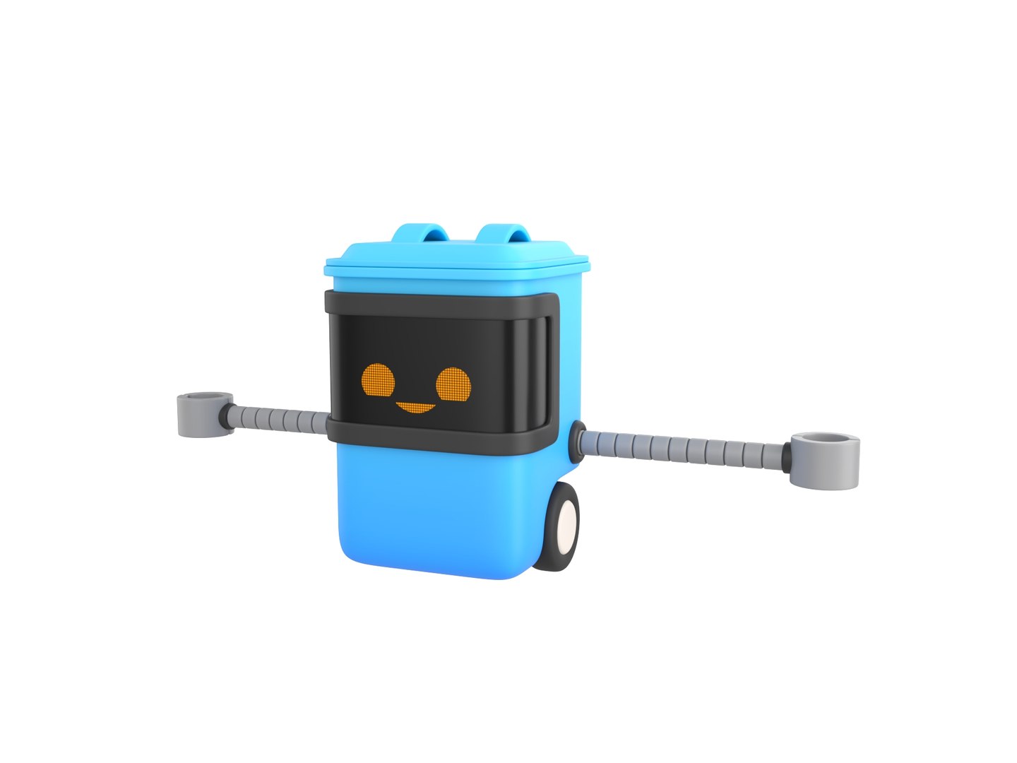 Character317 Trash Can Robot 3D Model - TurboSquid 2219275