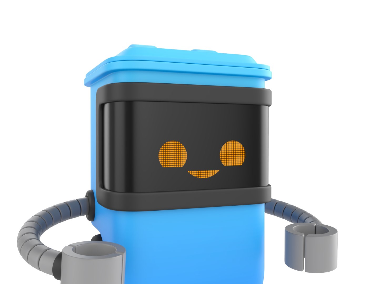 Character317 Trash Can Robot 3D Model - TurboSquid 2219275